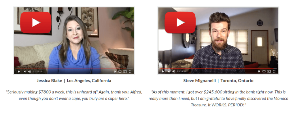 Monaco Treasure review - Will Alfred Malone scam you? - Hi Money Bye Scams