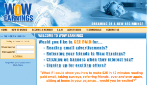 Is Wow Earnings a scam? It's very OUTDATED! [Honest review] - Hi Money ...